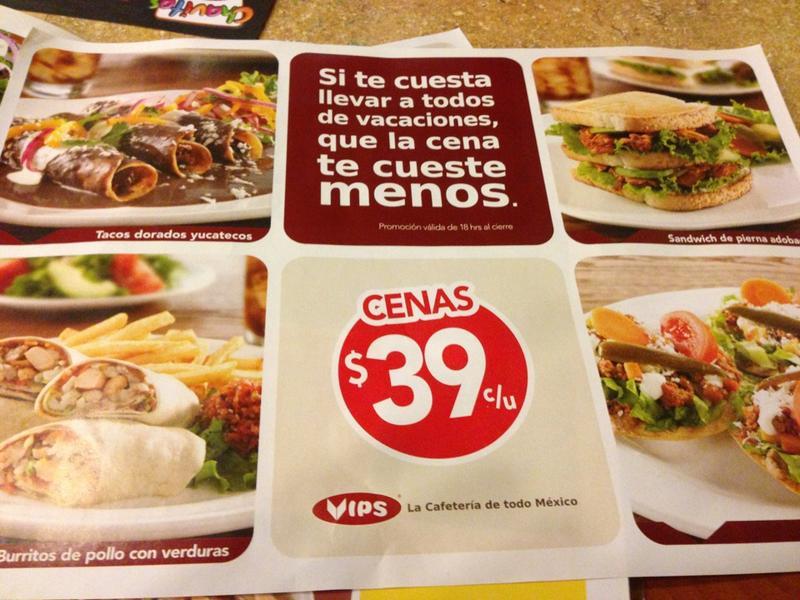 Carta del restaurante Vips Gómez Morín Cd. Juárez, Ciudad Juarez, Av ...