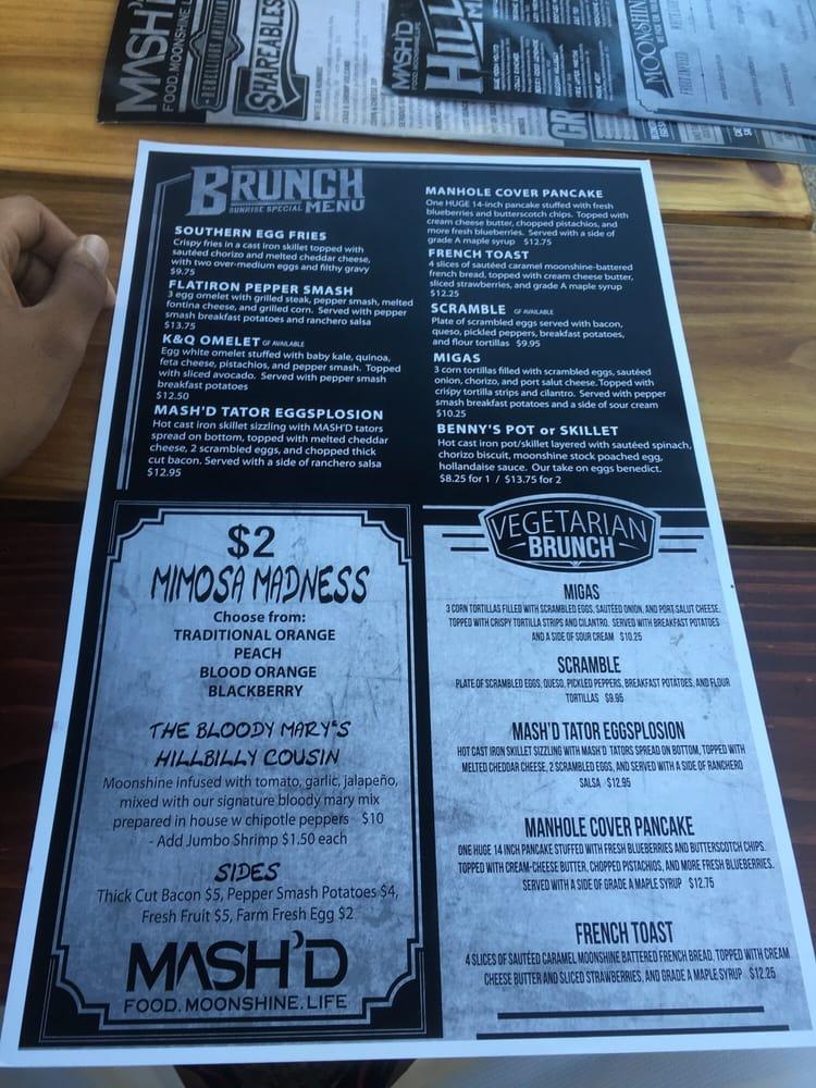 Menu at MashD The Rim pub & bar, San Antonio