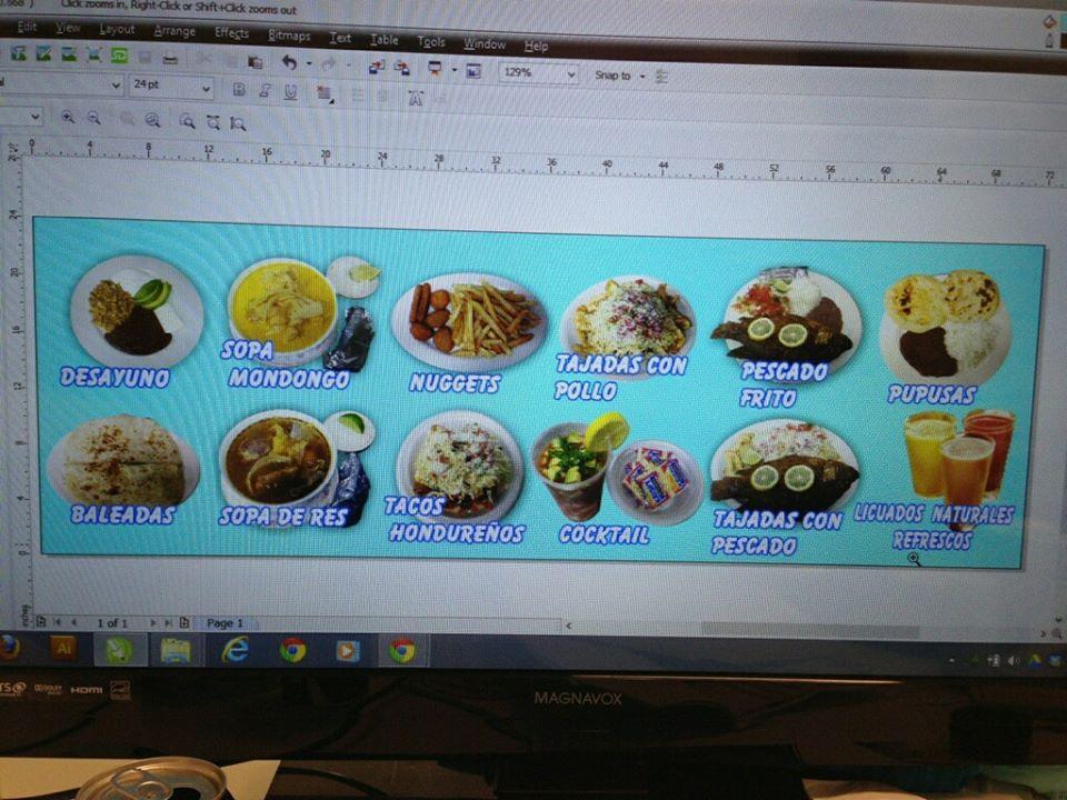 Menu at Sabor Catracho restaurant, Terrytown