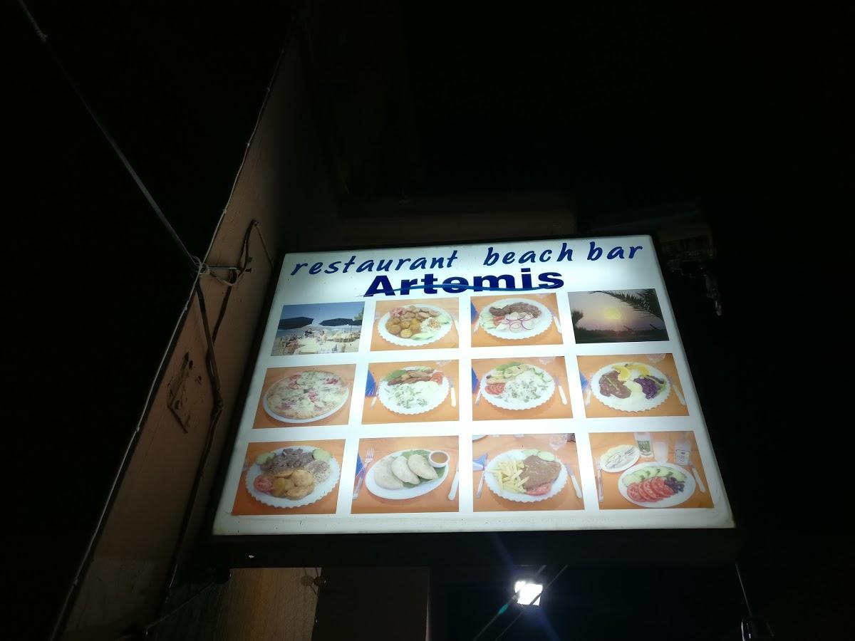 Menu at Artemis Beach Bar Restaurant, Agia Marina