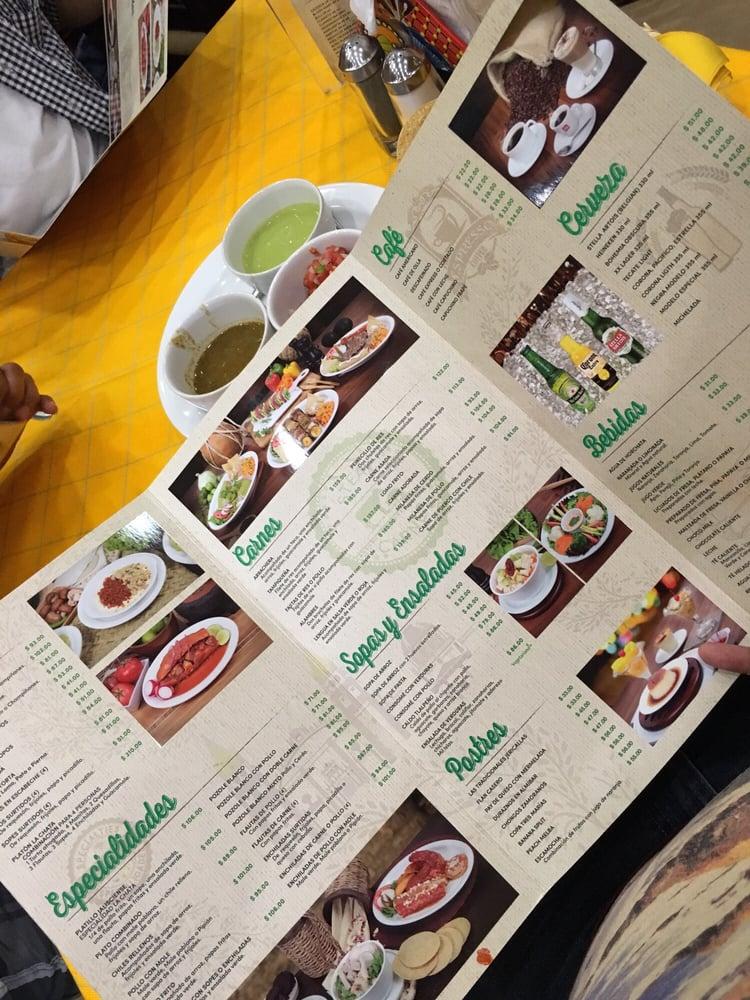 Menu at La Chata de Guadalajara restaurant, Guadalajara, Av. Ramón ...