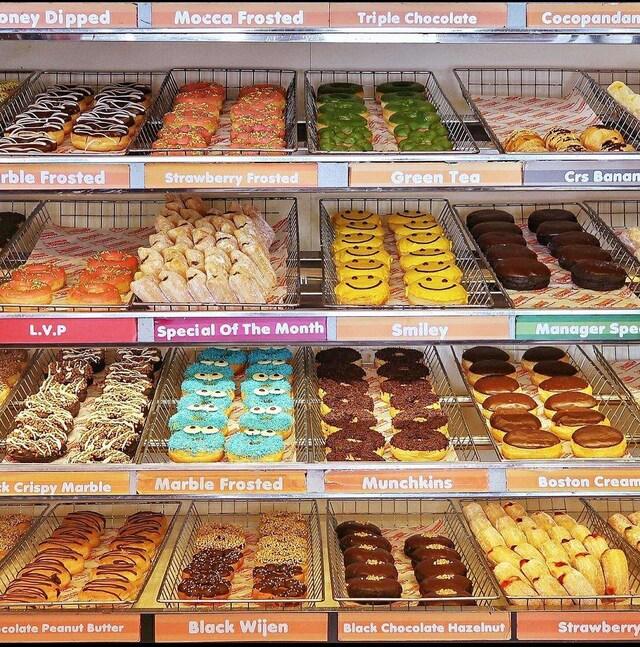 Menu at Dunkin' Donuts cafe, West Jakarta, Batu ceper