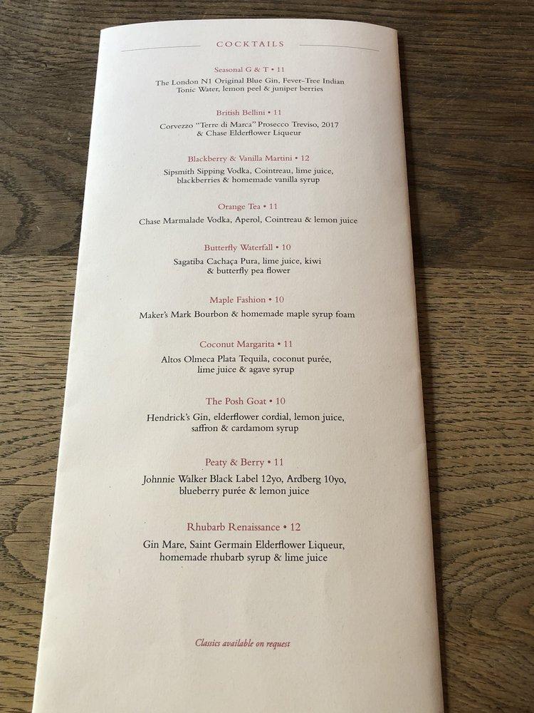 Menu at The Grazing Goat Pub & Boutique Hotel Marylebone, London, 6 New ...
