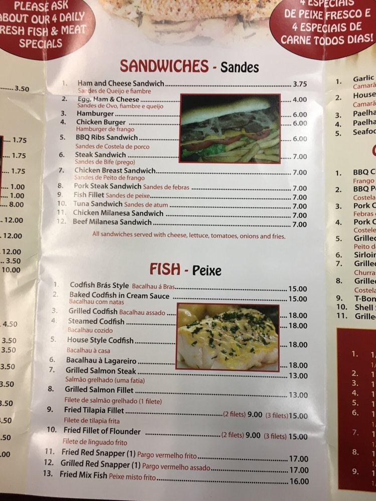 Menu at Costa's Barbeque & Grill Restaurant, Elizabeth