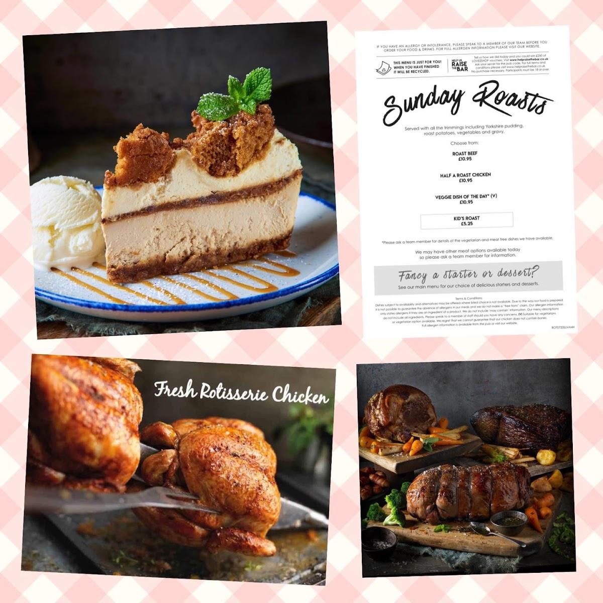 Menu at Bure Farm pub & bar, Bicester