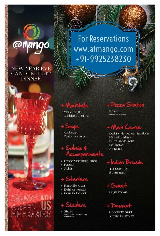 Menu at @Mango, Ahmedabad