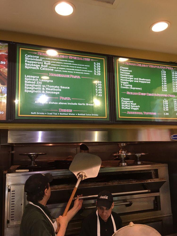 Menu at Roman Delight Pizza pizzeria, Atlanta, 190 Marietta St NW # Cf6