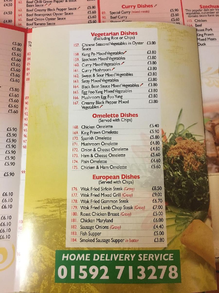 Menu at So Good fast food, Leven