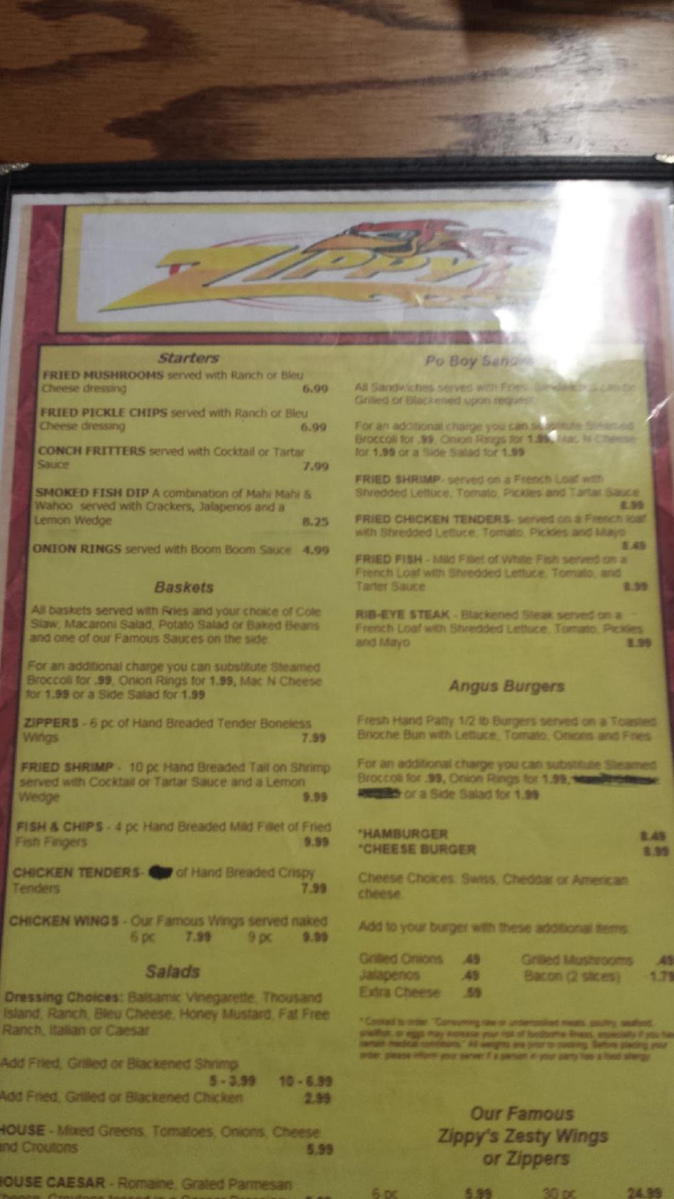 Menu at Maria's Cuban Restaurant and Wing’s, Okeechobee