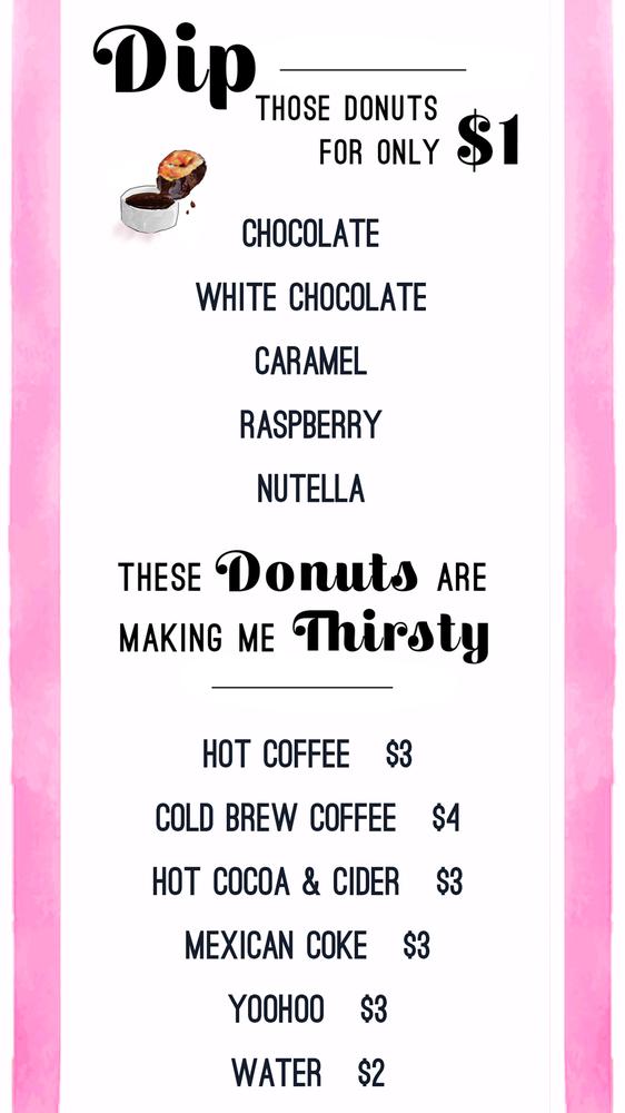 Menu at Little Lucy's fast food, Austin, 75 1/2 Rainey St
