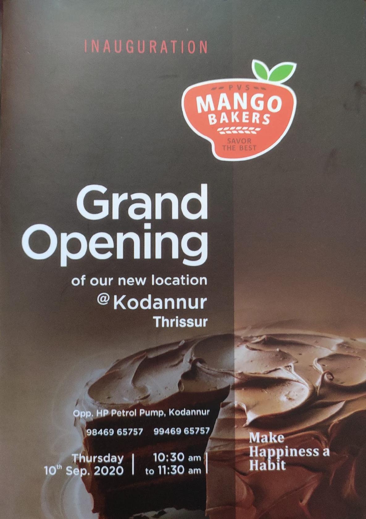 Mango Bakers Kodannur, Thrissur, opposite PETROL PUMB - Restaurant reviews