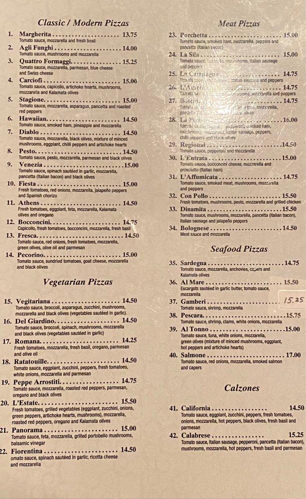 Menu at Restaurant Trattoria L'Unico, Boucherville