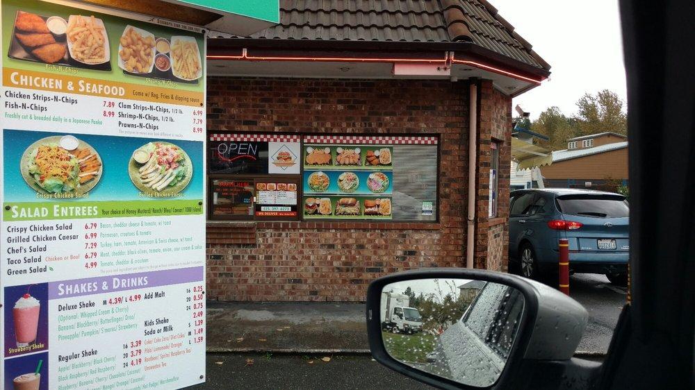 Menu at Chicken Drive-In restaurant, Lake Stevens