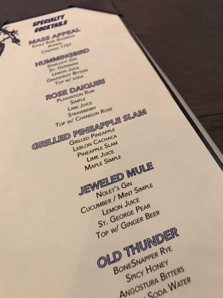 Menu at Salt on Mass pub & bar, Indianapolis, 505 Massachusetts Ave