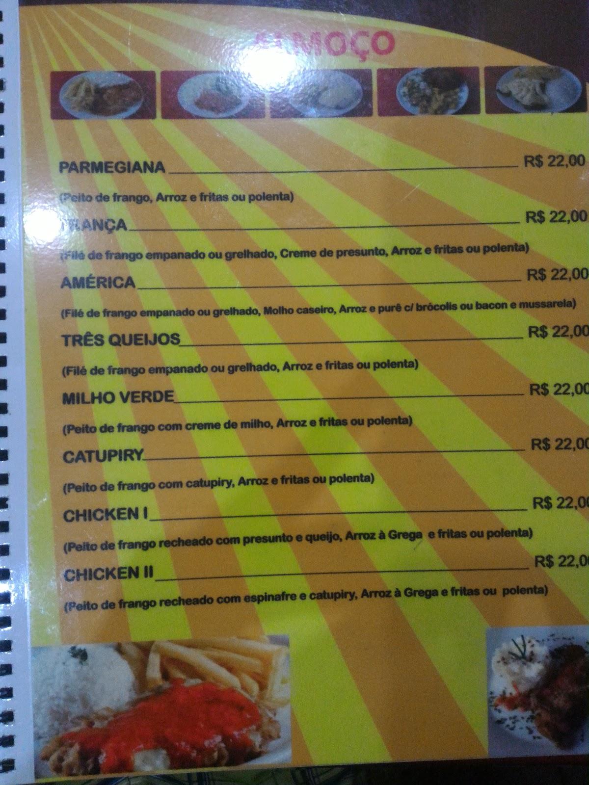 Menu em Chicken Crunchy restaurante, Santo André