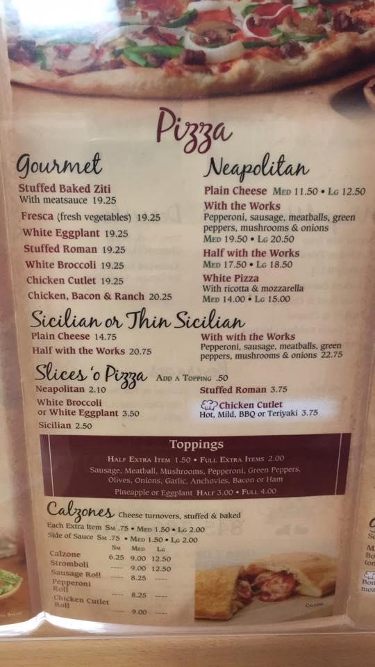 Menu at Pizza Mania pizzeria, Otisville, State Route 211