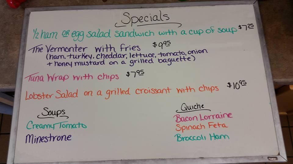 Menu at Roasters Cafe & Deli, Newport, US-5