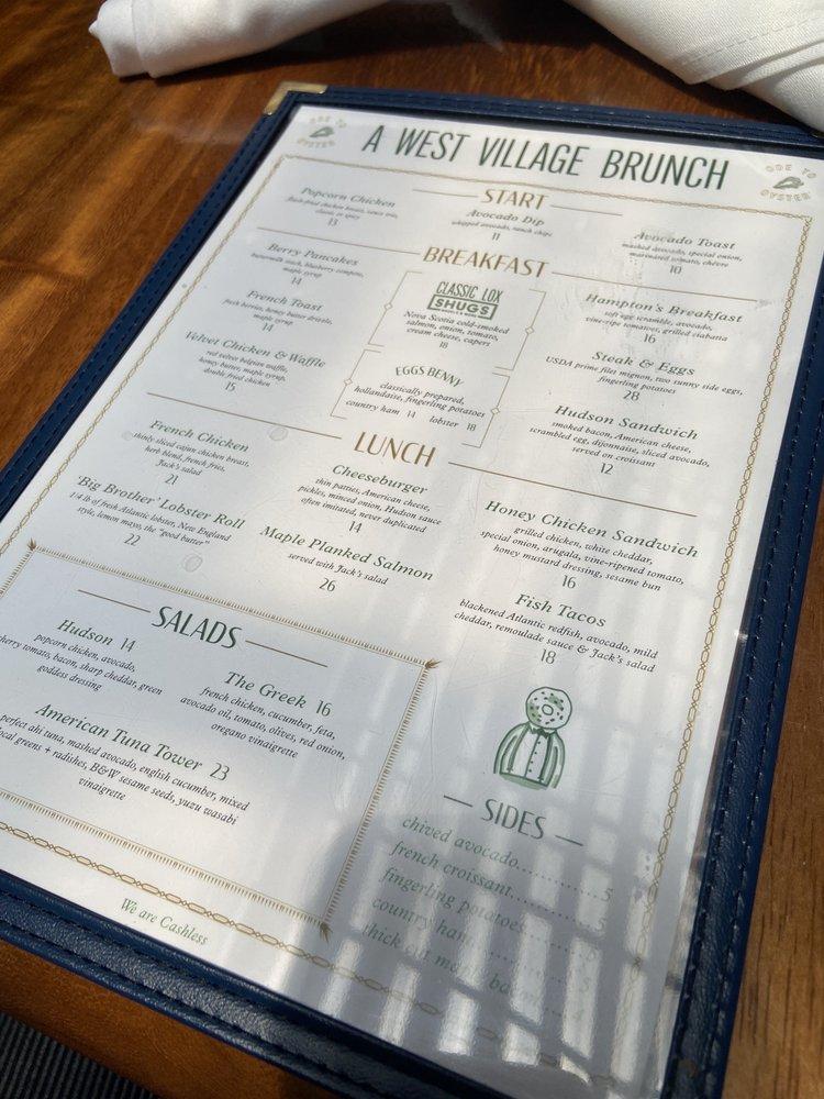 Menu at Hudson House restaurant, Addison, Belt Line Rd