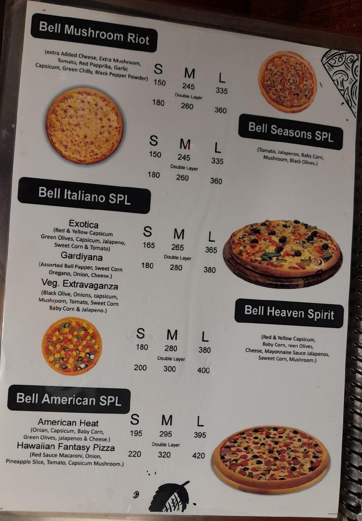 Menu at Bell Pepper Pizza, Jaipur, UGS 05-06