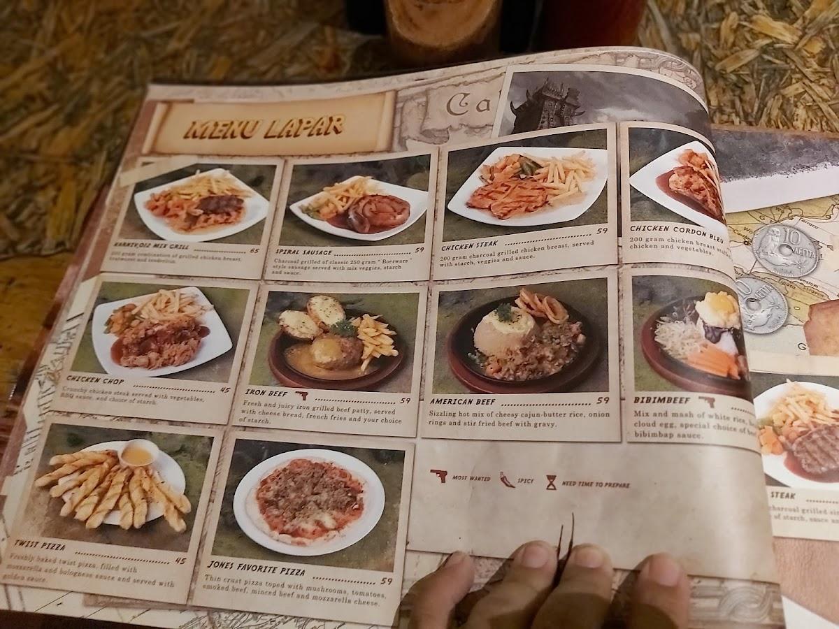 Menu at Karnivor Restaurant, Bandung