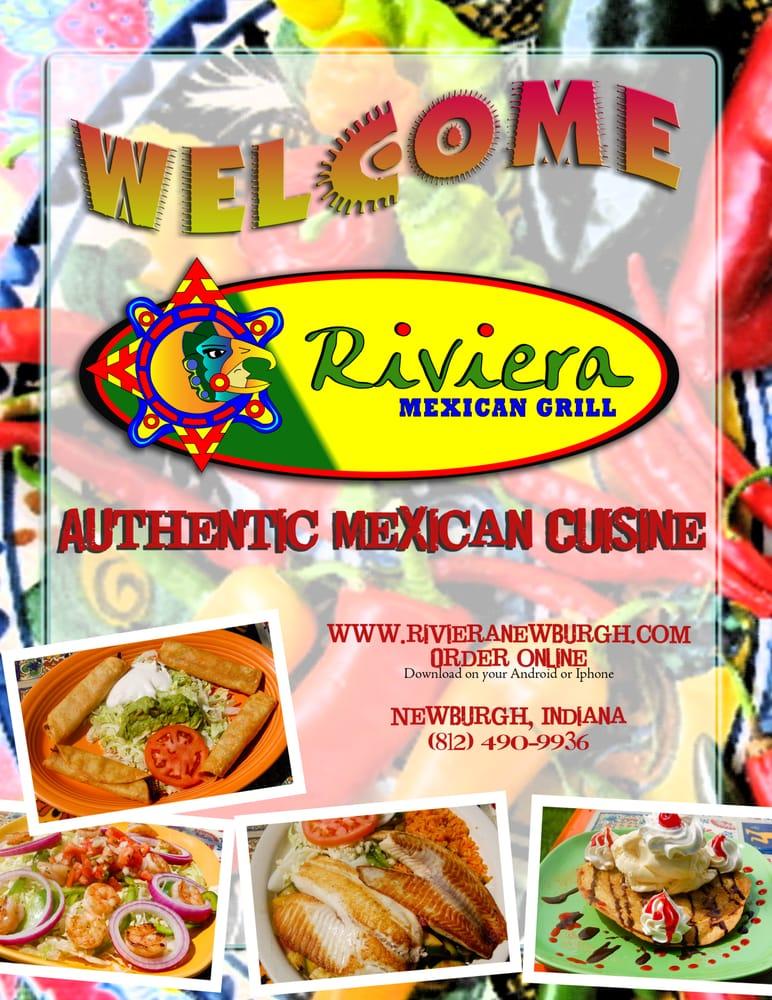 Menu at Riviera Grill Mexican Cuisine restaurant, Newburgh
