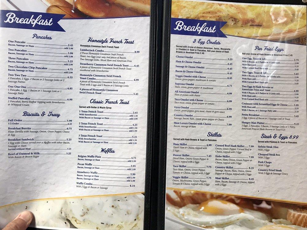 Menu at Two Rivers Family Restaurant, Two Rivers