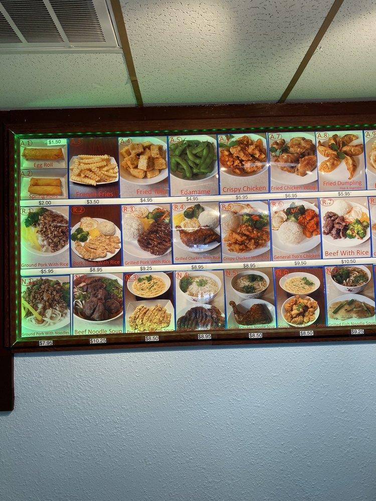 Menu at Taiwan Bowl restaurant, San Marcos