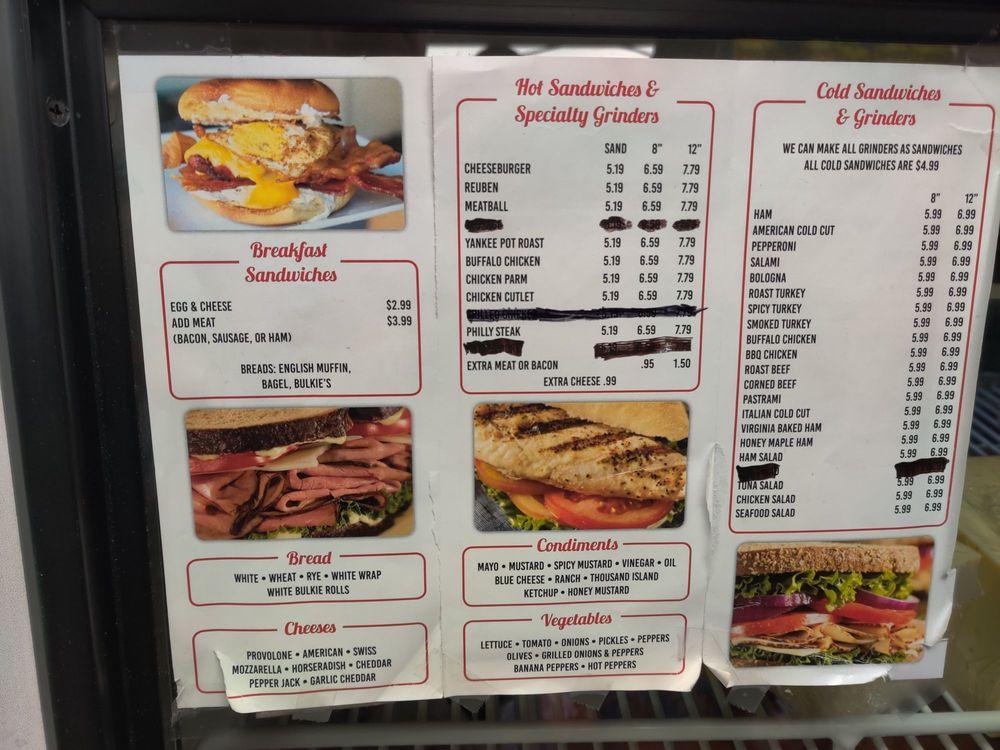 Menu at New Corner Variety desserts, Westfield