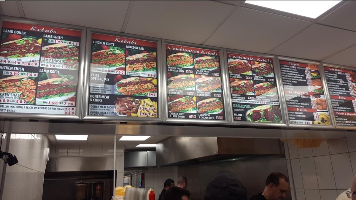 Menu at Kebab Elite fast food, Maidenhead