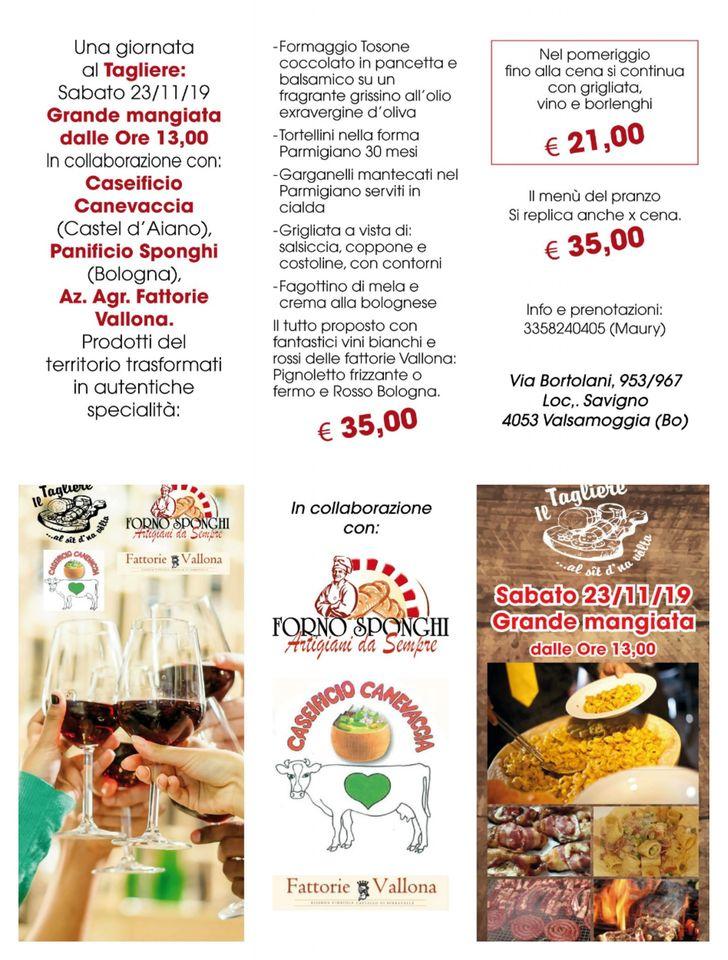 Menu da Bar Osteria Pizzeria "Il Tagliere", Bortolani