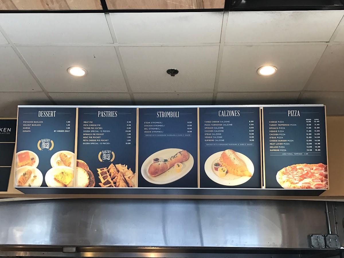 Menu at Jerusalem Bakery & Grill, Alpharetta