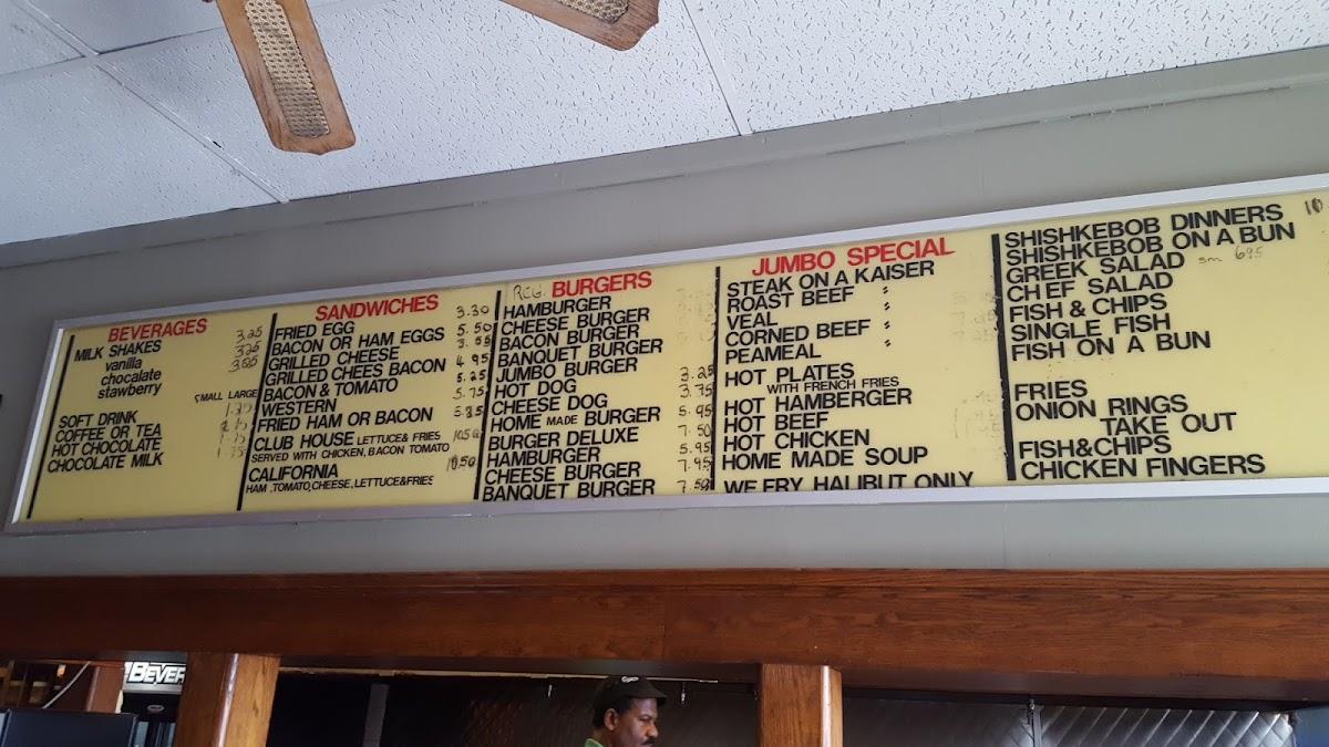 Menu at Jumbo Burgers Restaurant, Pickering, 512 Kingston Rd