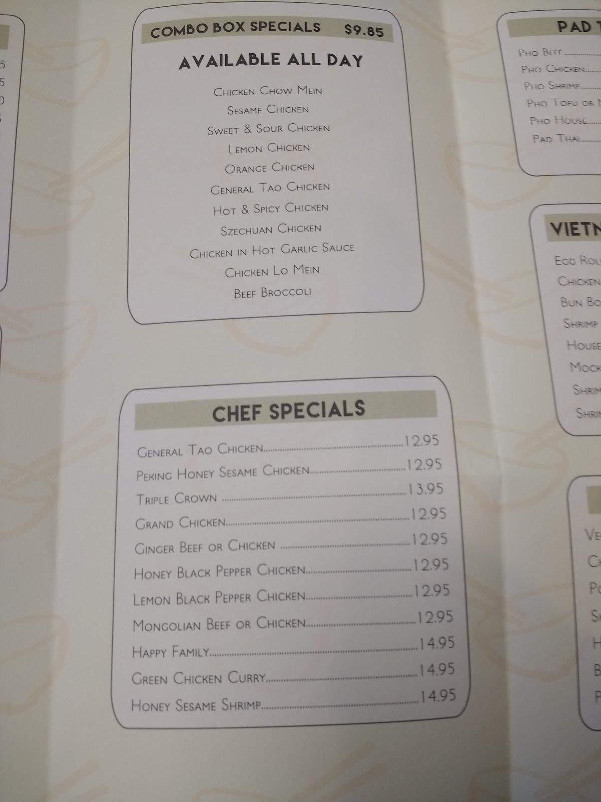 Menu at Little Asia Bowl restaurant, Inver Grove Heights