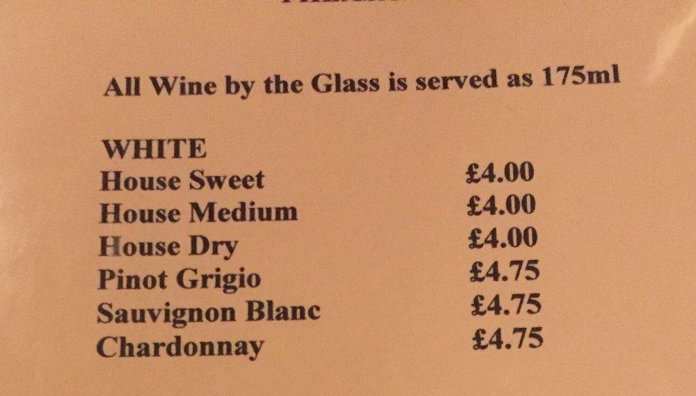 Menu at The Pheasant Inn & Restaurant Heathrow (over 18s only), Hayes ...