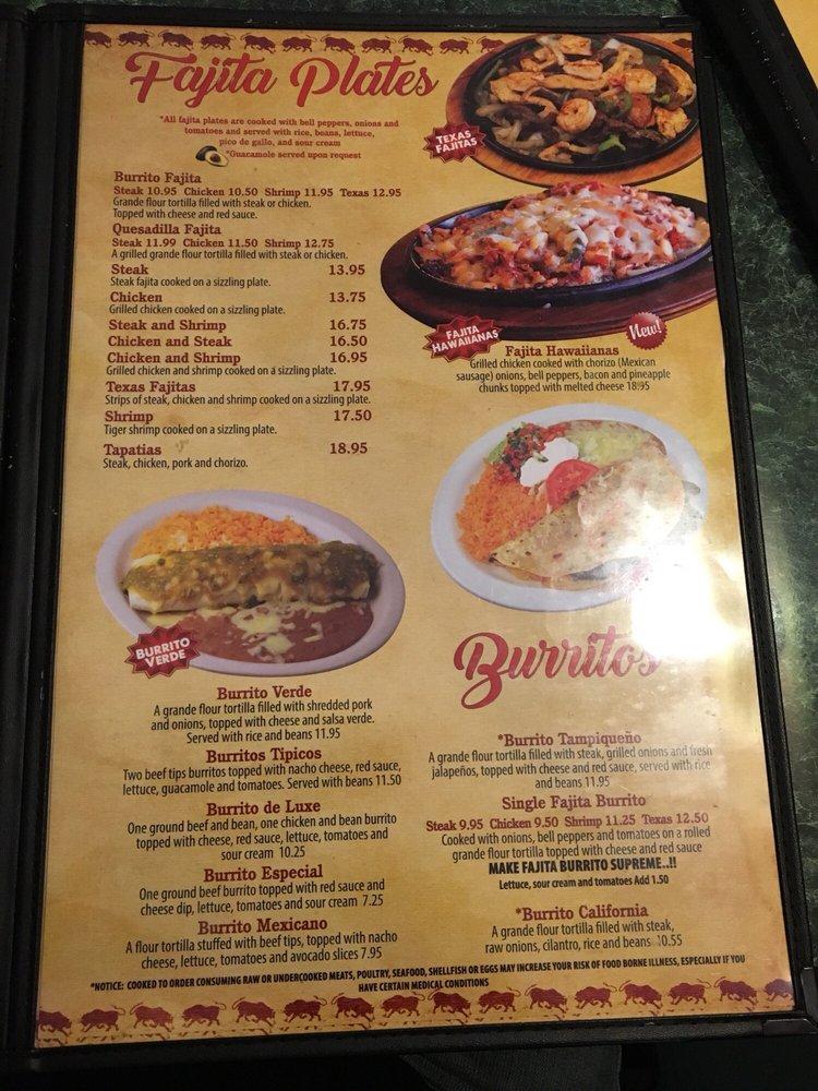 Menu at Los Bravos Mexican Restaurant, Conyers, Salem Rd SE #2097