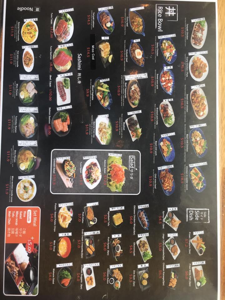 Menu at Ninja Sushi Burrito - Allenstown restaurant, Allenstown