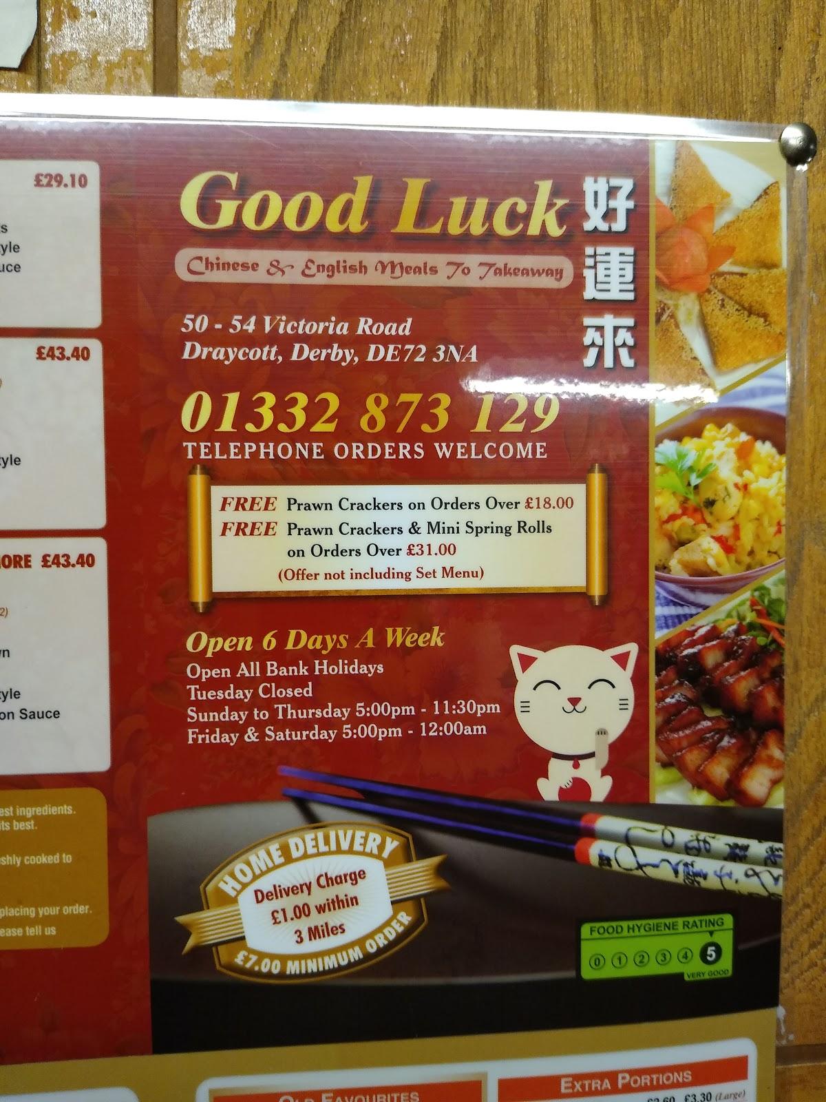 Good Luck in Derby - Restaurant reviews