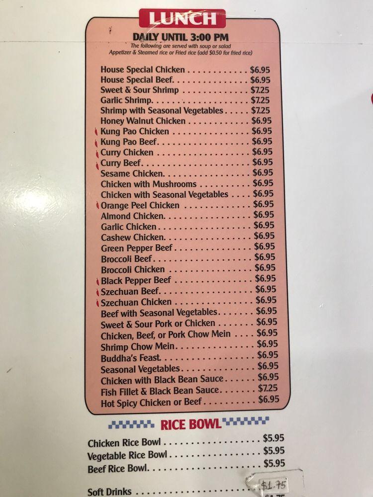 Menu at Quick Wok restaurant, San Diego, Rancho Carmel Dr UNIT 104
