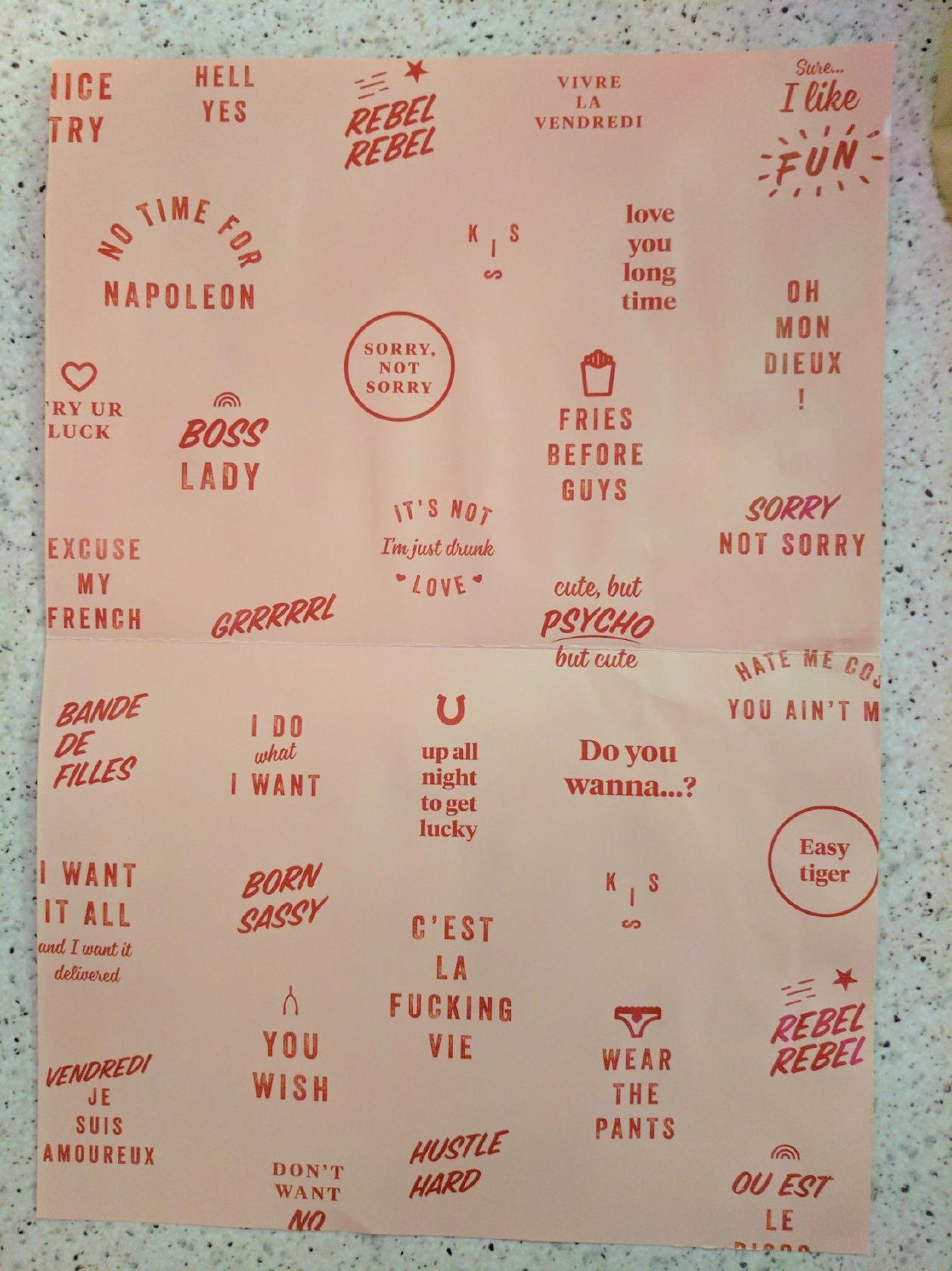 Menu at Tonight Josephine Waterloo pub & bar, London, 111 Waterloo Rd