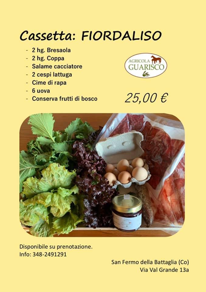 Menu da Agricola Guarisco ristorante, San Fermo della Battaglia