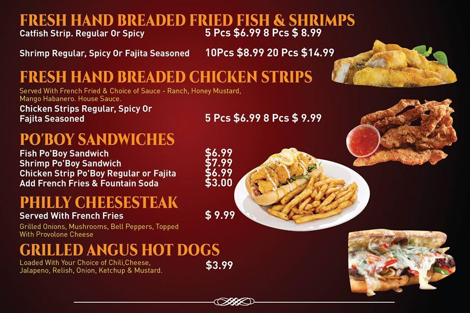 Menu at Country Smokin Burgers restaurant, Humble