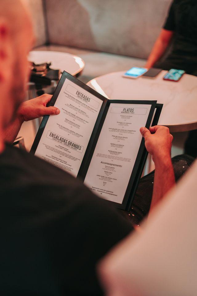 Menu at NIVI restaurant, Santo Tomas