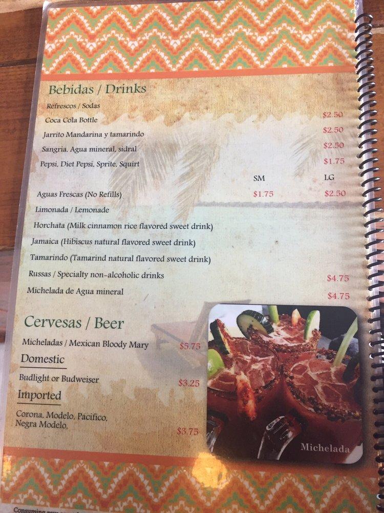 Menu at Seafood Islitas restaurant, North Highlands, A St