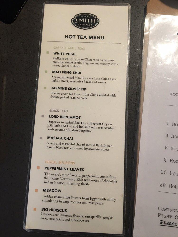 Menu at Waypoint Cafe NYC, New York City