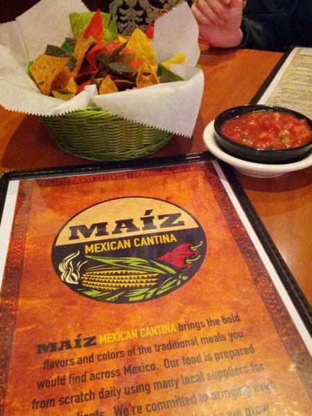 Menu at MAIZ Mexican Cantina restaurant, Ypsilanti