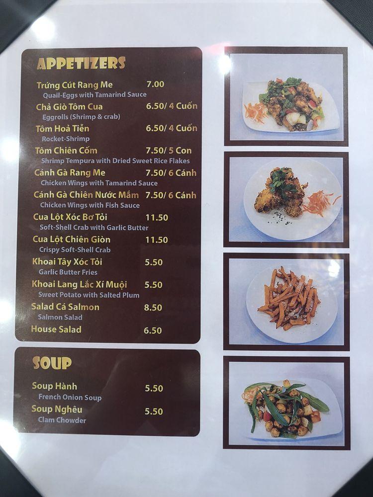 Menu at Tam's Restaurant, Garden Grove