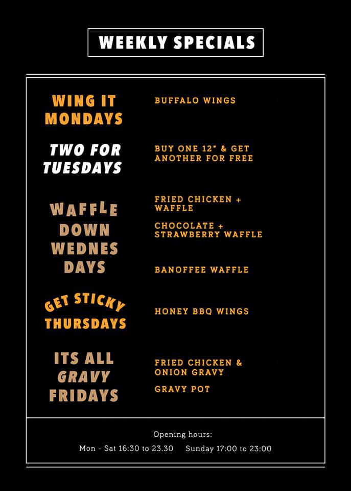 Menu at Kebab Knight restaurant, Henfield