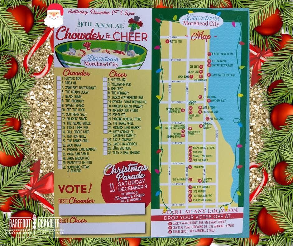 Menu at Parrott's On Eleventh restaurant, Morehead City
