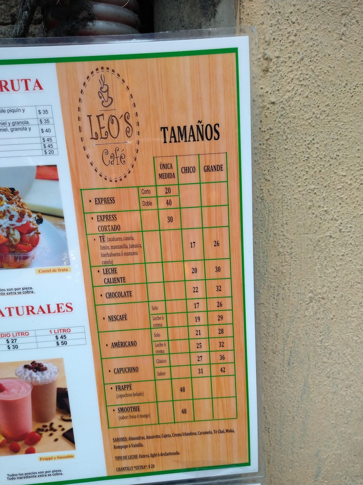 Menu at Quekas MESONES restaurant, Mexico