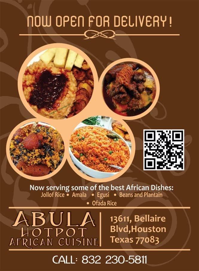 Menu at Abula HotPot restaurant, Houston